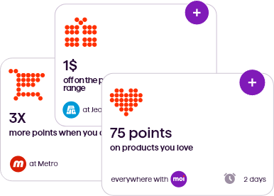 All your rewards on your MOI card | Programme Moi